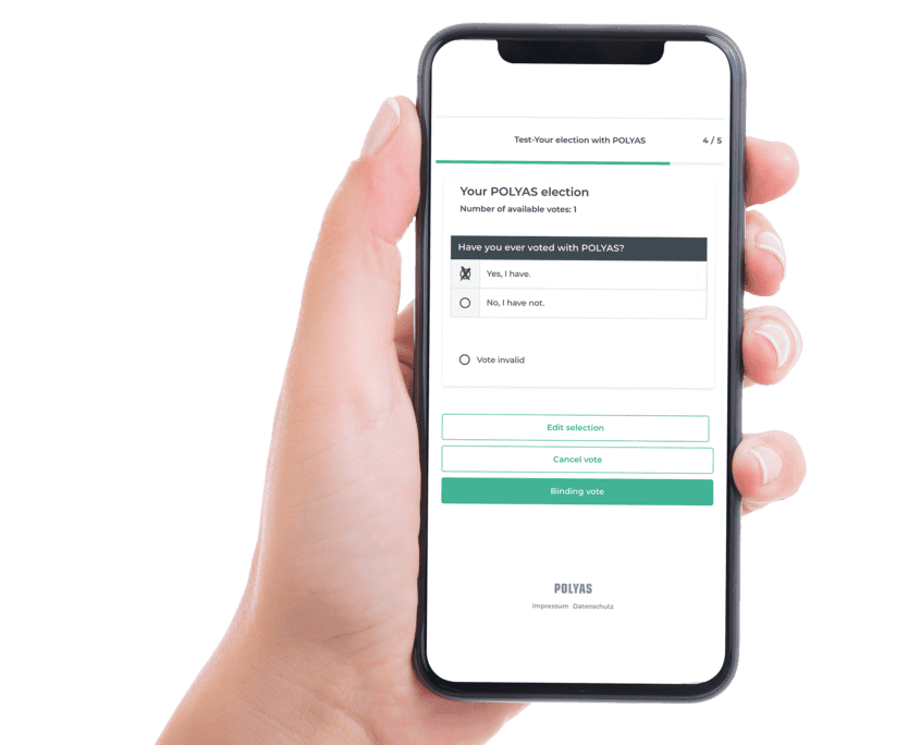 Secure Online Voting & nominations with POLYAS